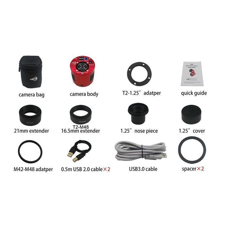 ZWO ASI1600MM Pro MONOCHROME Cooled CMOS Imaging CAMERA — Astronomics