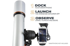 Celestron STARSENSE EXPLORER™ DX 102AZ SMARTPHONE APP-ENABLED REFRACTOR ...